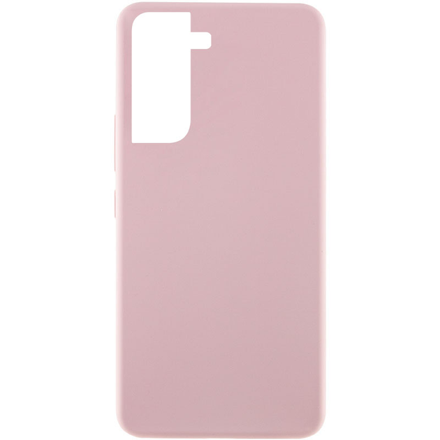 Чехол Silicone Cover Lakshmi (AAA) для Samsung Galaxy S21 FE Розовый / Pink Sand Без бренда ...