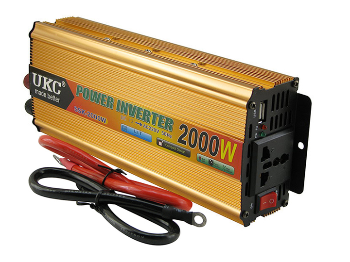 Преобразователь напряжения UKC SSK-2000W инвертор с 12 в 220В 2000Вт ...
