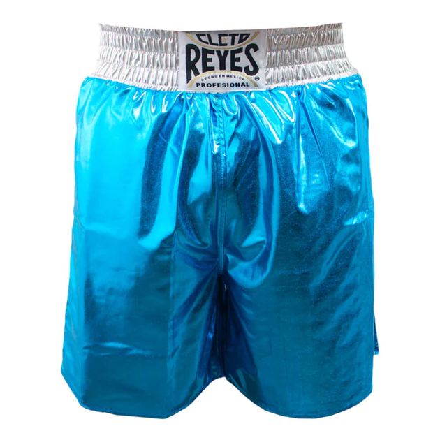 Шорти для боксу Cleto Reyes Boxing Trunks Silver Skin Lycra Blue (43C53 ...