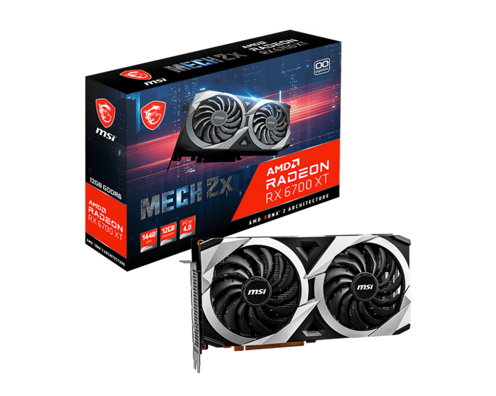 Видеокарта MSI RX 6700 XT MECH 2X 12G OC – фото, отзывы, характеристики ...