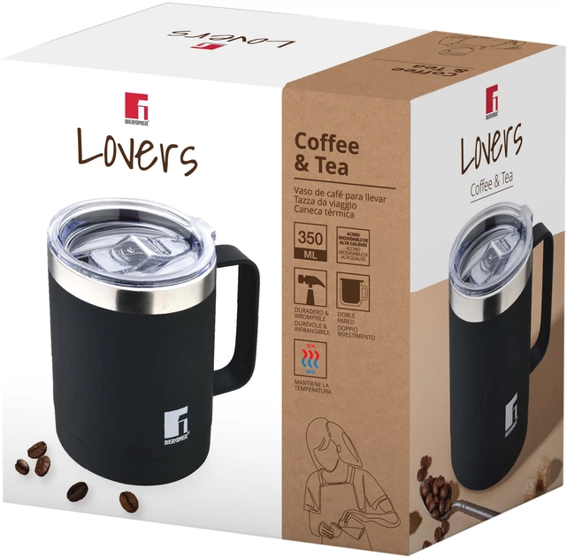 Термокружка Bergner Coffee & tea lovers 350 мл (BG-37788-BK) – купить ...