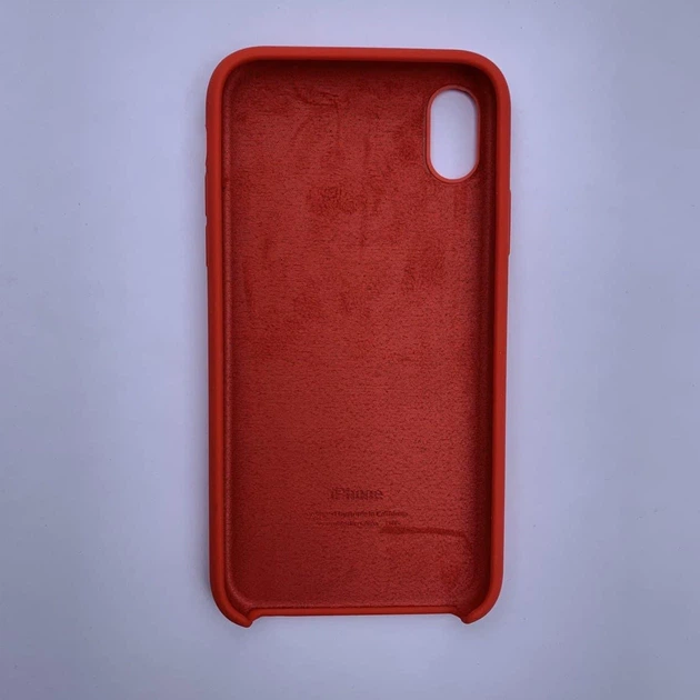 Чехол-накладка Silicone Case для Apple iPhone XR Red – фото, отзывы ...