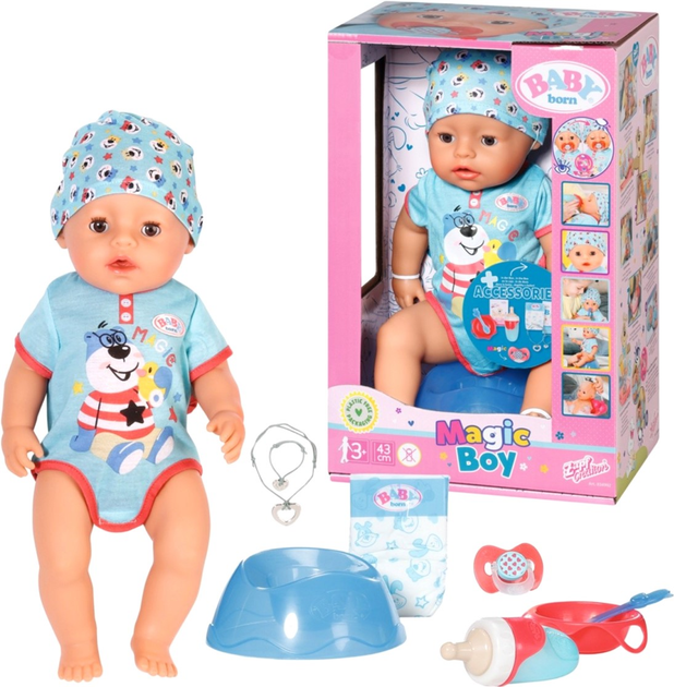 Кукла Zapf Baby Born Очаровательный мальчик 43 см (4001167834992 ...