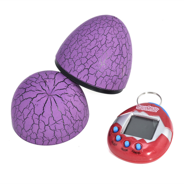 Игрушка электронный питомец Тамагочи в Яйце Динозавра UFT Egg Purple ...