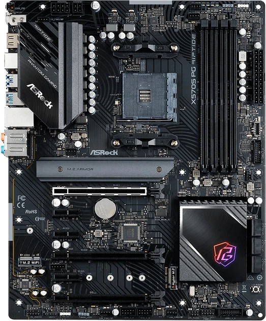 Материнская плата ASRock X570S PG Riptide (sAM4, AMD X570, PCI-Ex16 ...