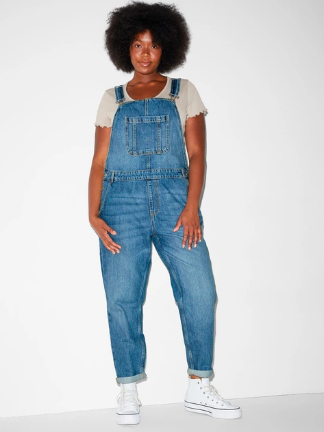 Напівкомбінезон жіночий C&A Clockhouse GD-00069173 56 Синій (DN4000004000115) – Брендовий одяг ...