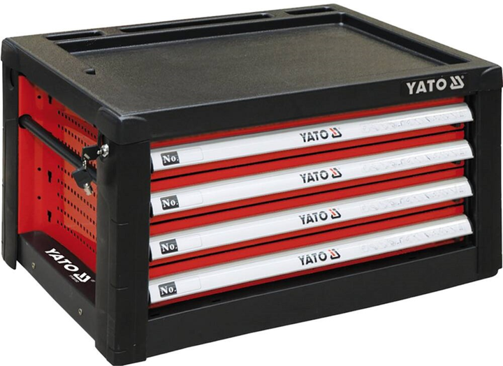 Тумба инструментальная YATO YT-09152 с 4 ящиками к столу YT-08920 ...