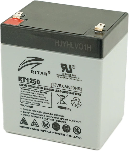 Аккумуляторная батарея AGM RITAR 12V 5.0Ah (RT1250) – фото, отзывы, характеристики в интернет ...