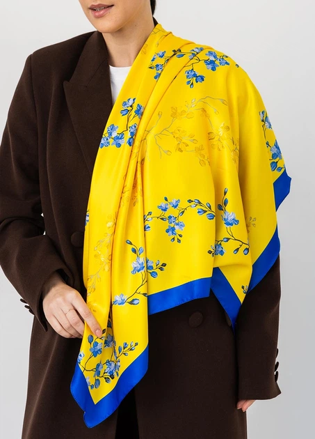 Хустка патріотична атлас 90х90 см С90150 21 от продавца Thome в интернет магазине Rozetka