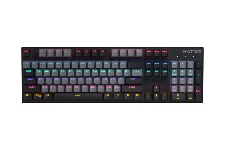Клавіатура HATOR Starfall Rainbow Origin Red (HTK-608-BGB) – фото ...