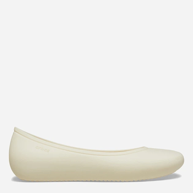 Женские балетки Crocs Brooklyn Flat 209384-160 39-40 (W9) 25 см Бежевые ...