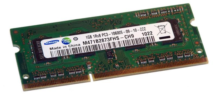Оперативная память Samsung So Dimm Ddr3 1gb 1333 Mhz M471b2873fhs
