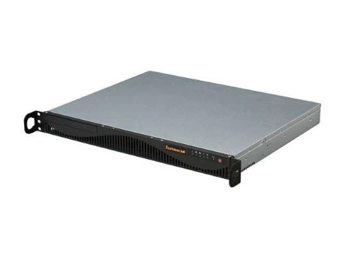 Корпус для сервера 1U Supermicro CSE-512, 437x369x43мм, ATX, 2x3.5" Б/У ...