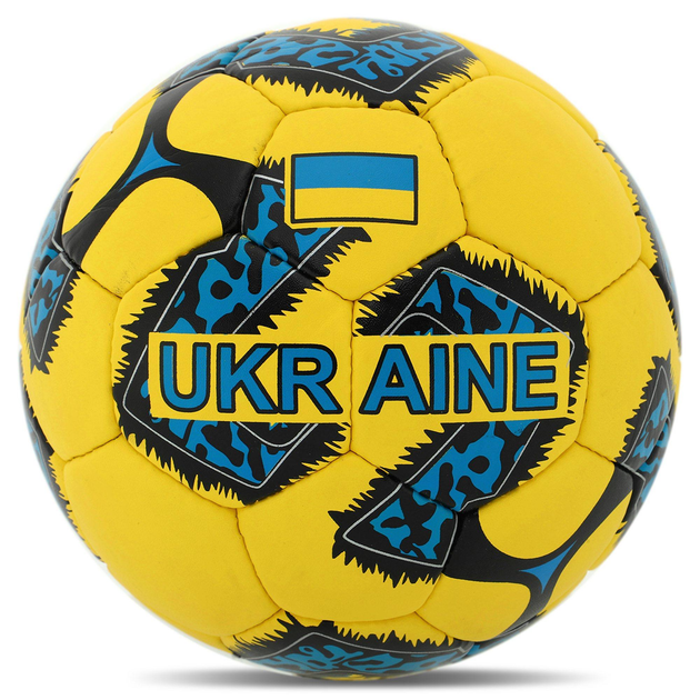 Мяч футбольный UKRAINE BALLONSTAR FB-7986 №5 желтый-синий – фото ...