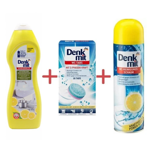 Засоби Denk Mit для унітазу та крем+таблетки+піна – фото, отзывы ...