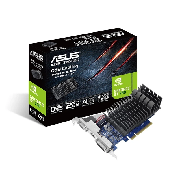 Видеокарта ASUS GeForce GT 730 low profile 2GB (GT730-SL-2GD5-BRK) – фото, отзывы ...