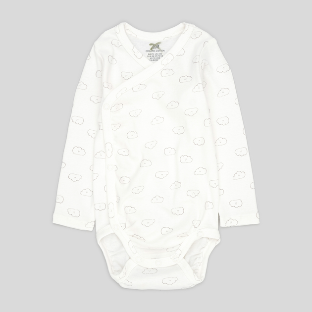 Детское боди для новорожденных H&M 0694298_022 74 см Белое ...