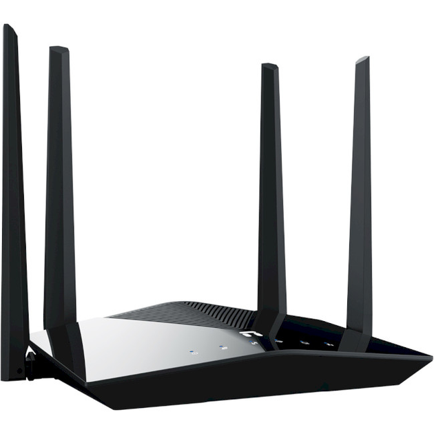 Wi-Fi роутер Netis NX10 300 Мбит/с (2.4ГГц) + 1201 Мбит/с (5ГГц) Черный ...