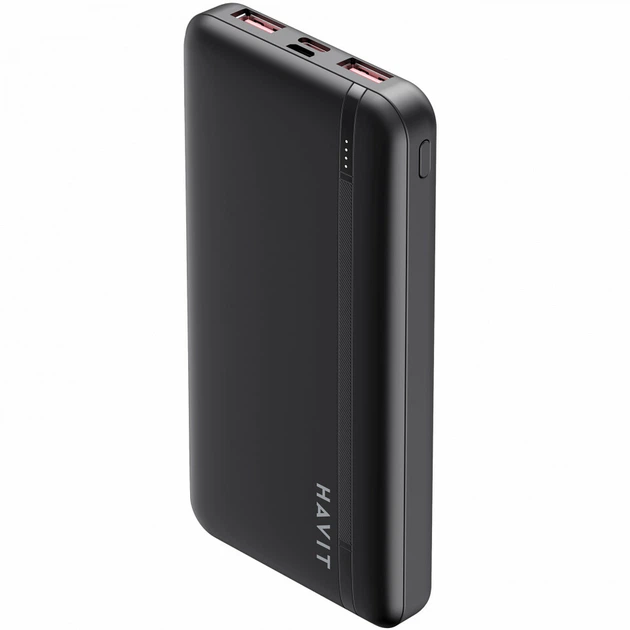 Павербанк HAVIT HV-PB90 Black 10000mAh зі швидкою зарядкою PD20W+QC3.0 ...