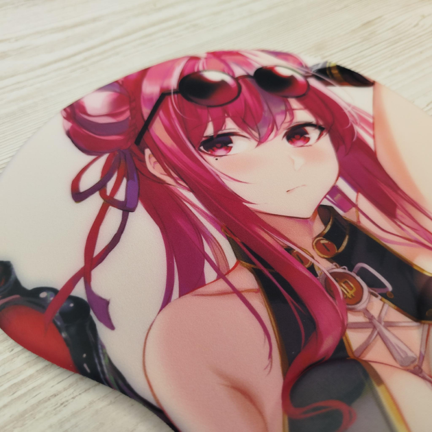3d коврик для мыши аниме с силиконовой подушкой для запястья Honkai