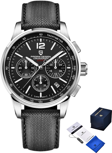 Мужские часы Pagani Design YS008 Silver-Black – фото, отзывы ...