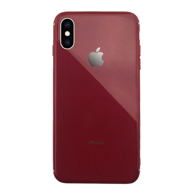 Чохол накладка xCase на iPhone X/XS Glass Silicone Case Logo red – фото ...