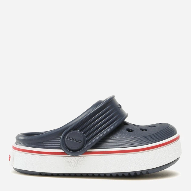 Детские кроксы сабо для мальчика Crocs Off Court Clog T 208479 4cc 27 28 C10 Темно синие