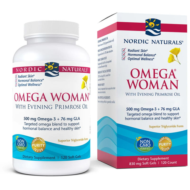 Жирные кислоты Omega Woman, 120 капсул Nordic Naturals (fit0019285 ...
