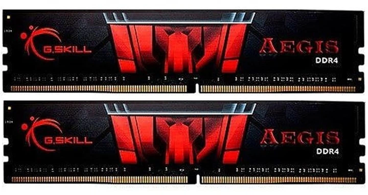 Оперативная память G Skill Ddr4 2666 32768mb Kit Of 2x16384mb Aegis F4 2666c19d 32gis фото
