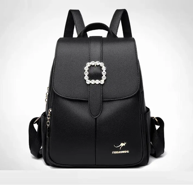 Жіночий рюкзак еко шкіра Hefan Daishu Backpack Чорний – Стильні аксесуари з доставкою ROZETKA