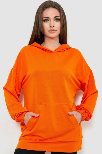Худи женский, цвет оранжевый, 102R356-1, S-M – Брендовая одежда | ROZETKA