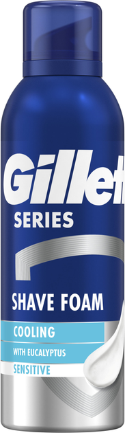 Пена для бритья Gillette Series Охлаждающая с эвкалиптом 200 мл ...