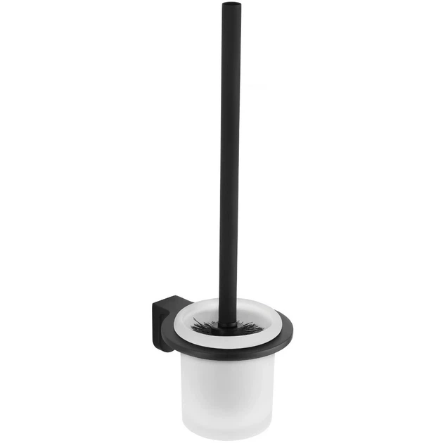 Ершик для унитаза настенный MEXEN Lea прямоугольный стеклянный черный ...