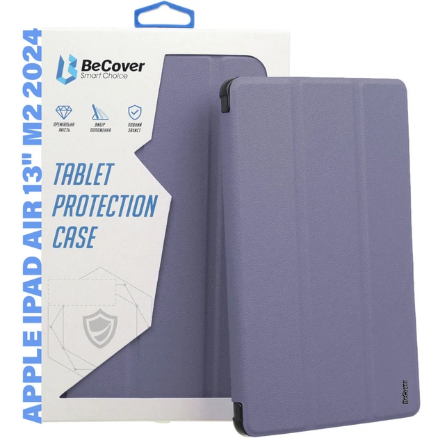 Чехол для планшета BeCover Tri Fold Hard TPU Apple iPad Air 13 M2 2024 ...