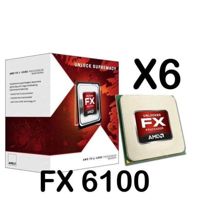 Процесcор AMD FX-6100 (FD6100WMW6KGU) 3.9 GHz. 6 ядра/6 потока. Soket AM3+. Tray – фото, відгуки ...
