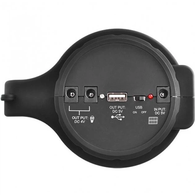 Мощный фонарь с повербанком и солнечной панелью SILVER GS-330 Power ...