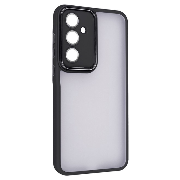 Чехол Fiji Lens для Samsung Galaxy A55 5G (A556) бампер матовый с защитой блока камер Black ...
