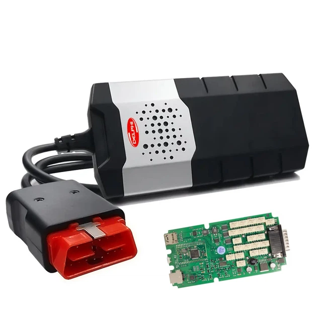 Одноплатный сканер Delphi DS150E 2021.11 универсальный диагностический ...