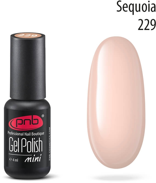 Гель-лак PNB Gel Polish Mini 4 ml 229 - Sequoia (4 мл) (881667-932396-2 ...
