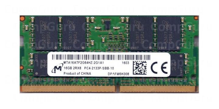 Оперативная память для ноутбука Micron DDR4 16GB 2133MHz SO-DIMM 2Rx8 ...