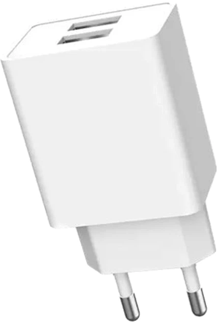 Сетевое зарядное устройство Denmen DC02 2xUSB 2.1 A Белое (DC02-WH) – фото, отзывы ...