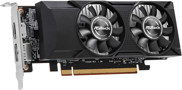 Видеокарта ASRock PCI-Ex Intel Arc A380 Low Profile 6GB GDDR6 (96bit ...