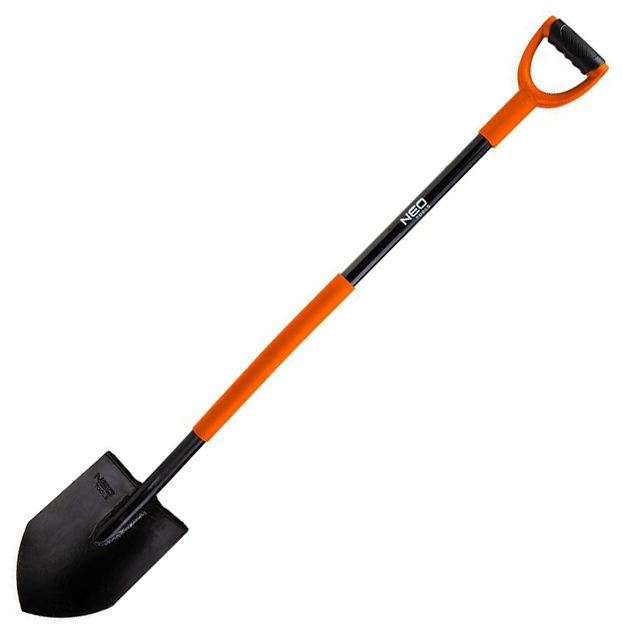Лопата NEO Tools загартована штикова, металевий держак (95-008 ...