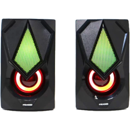 Акустична система / колонки Microlab B-25 LED-підсвічування Чорний – фото, відгуки ...