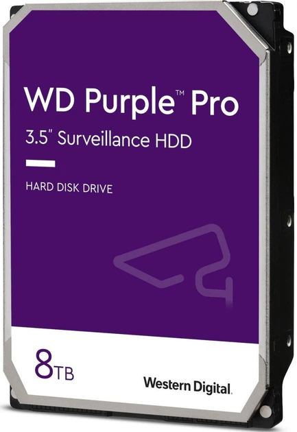 Жорсткий диск WD 8TB 3.5" 7200 256MB SATA Purple Pro Surveillance – фото, отзывы, характеристики ...