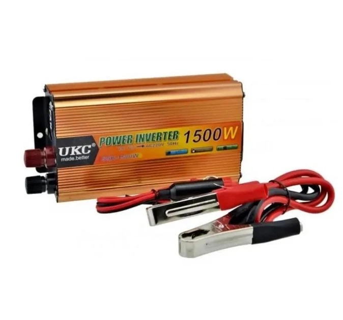 Перетворювач напруги UKC 12V-220V 1500W TM – фото, відгуки, характеристики в інтернет-магазині ...