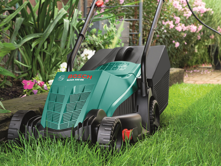 Bosch rotak 320er corded rotary lawnmower store