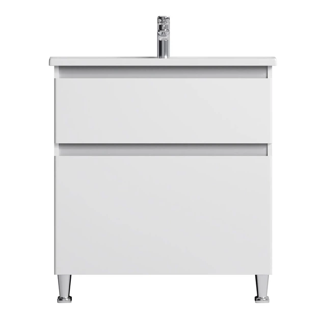 Тумба з раковиною підлогова 80 см 2 шухляди Am Pm X Joy M85 Fsx0802 Wc0802wg38 фото отзывы