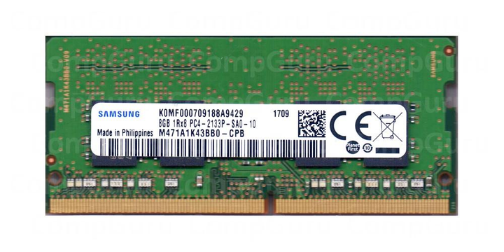Оперативная память для ноутбука Samsung DDR4 8GB 2133MHz SO-DIMM 1Rx8 ...