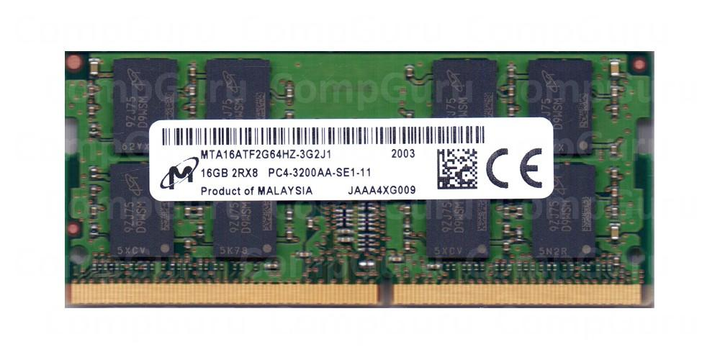 Оперативная память для ноутбука Micron DDR4 16GB 3200MHz SO-DIMM PC4 ...